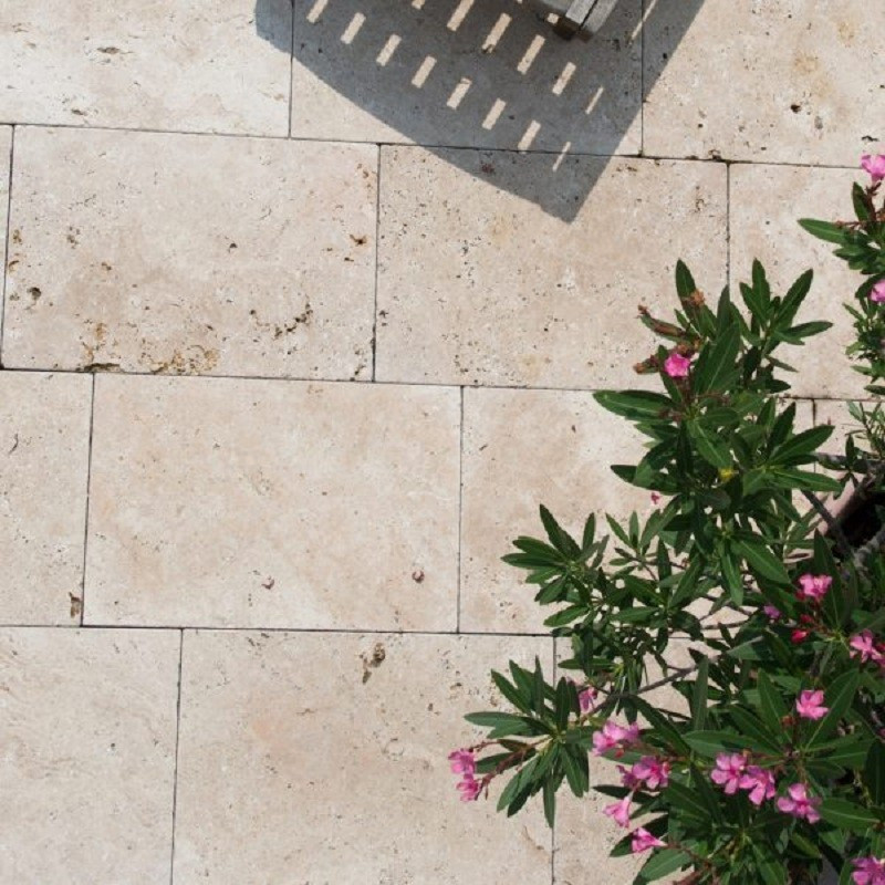 Travertin mural extérieur Murano